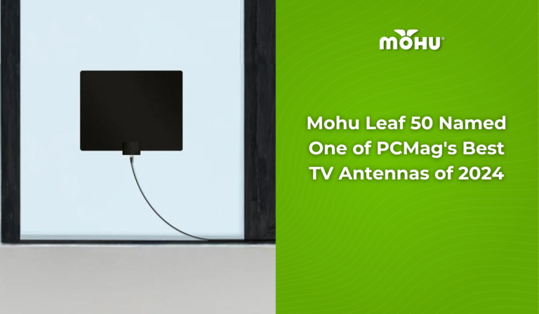 Mohu Leaf 50 Named One of PCMag's Best Digital TV Antennas of 2024 ...